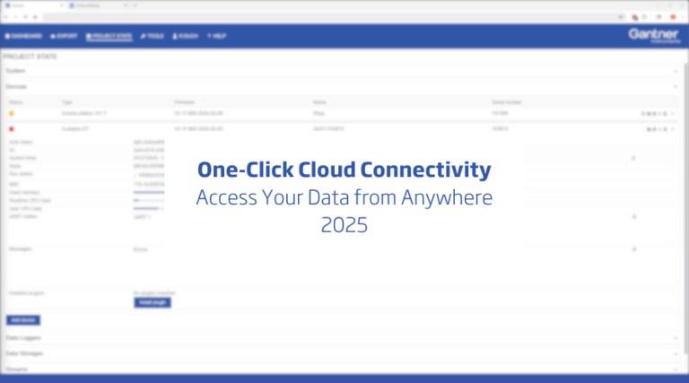 Startpage - Gantner Instruments